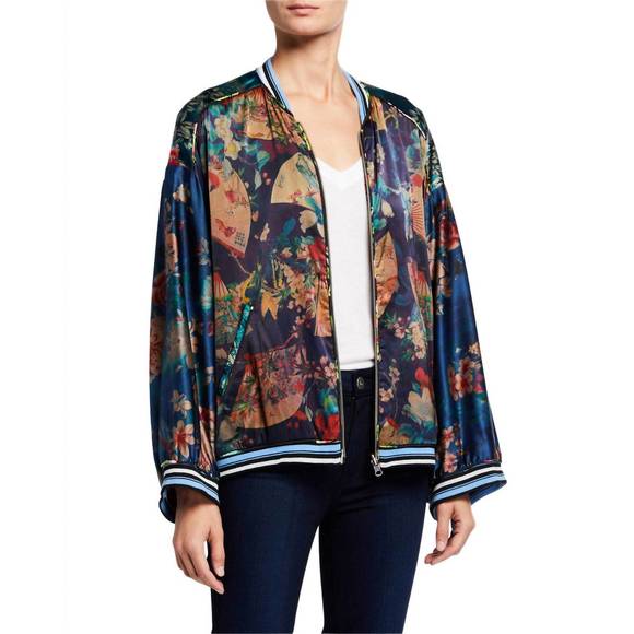 Johnny Was | Jackets & Coats | New Johnny Was Fusai Reversible Bomber ...